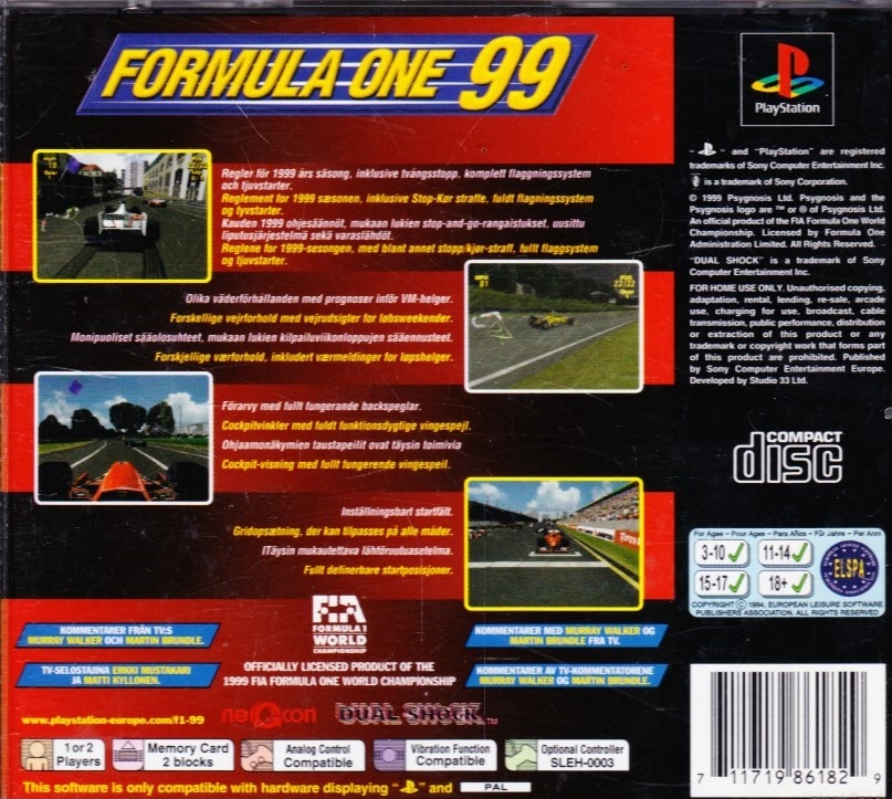 Formula one 99 (Spil)