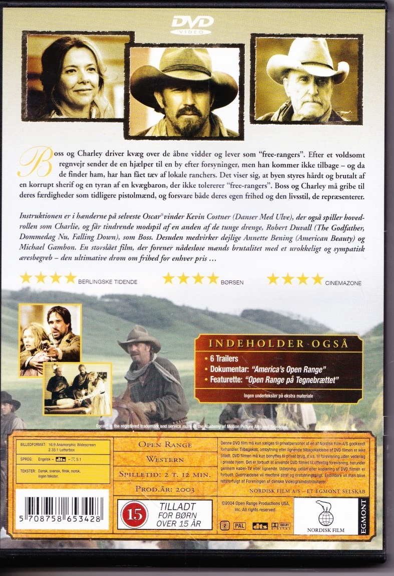 Open range (DVD)